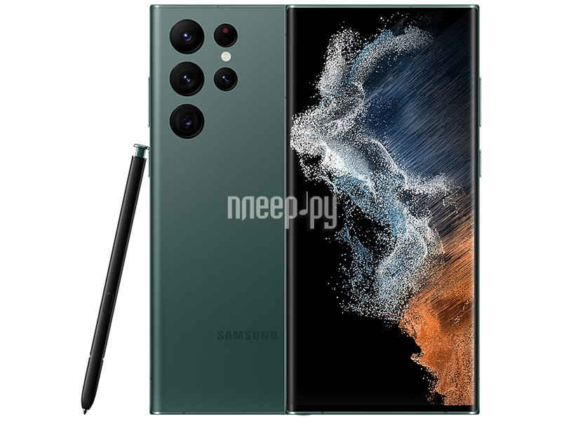 Купить Samsung SM-S908 Galaxy S22 Ultra 8/128Gb Green по низкой цене в ...